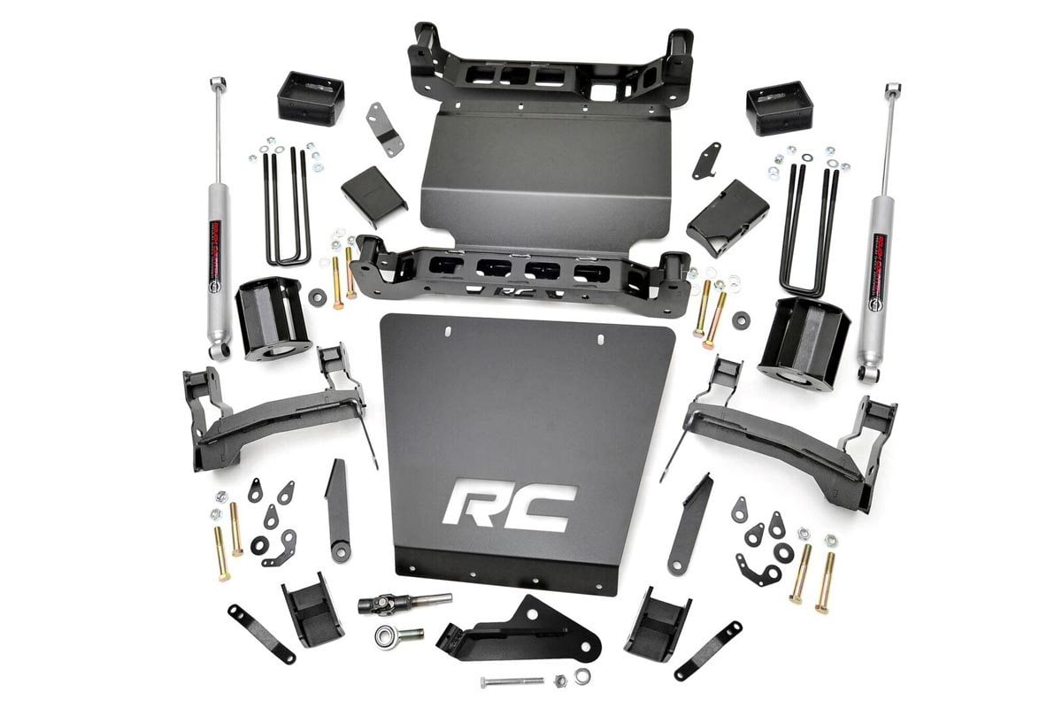 Rough Country 5" Bracket Lift Kit for 2014-2018 Chevy/GMC 1500 4WD ...