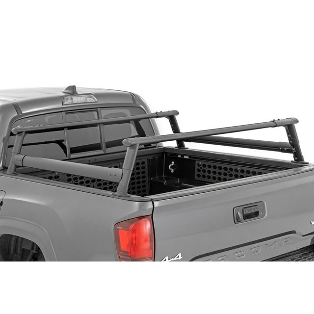 Rough Country Aluminum Bed Half Rack for 2005-2023 Toyota Tacoma ...