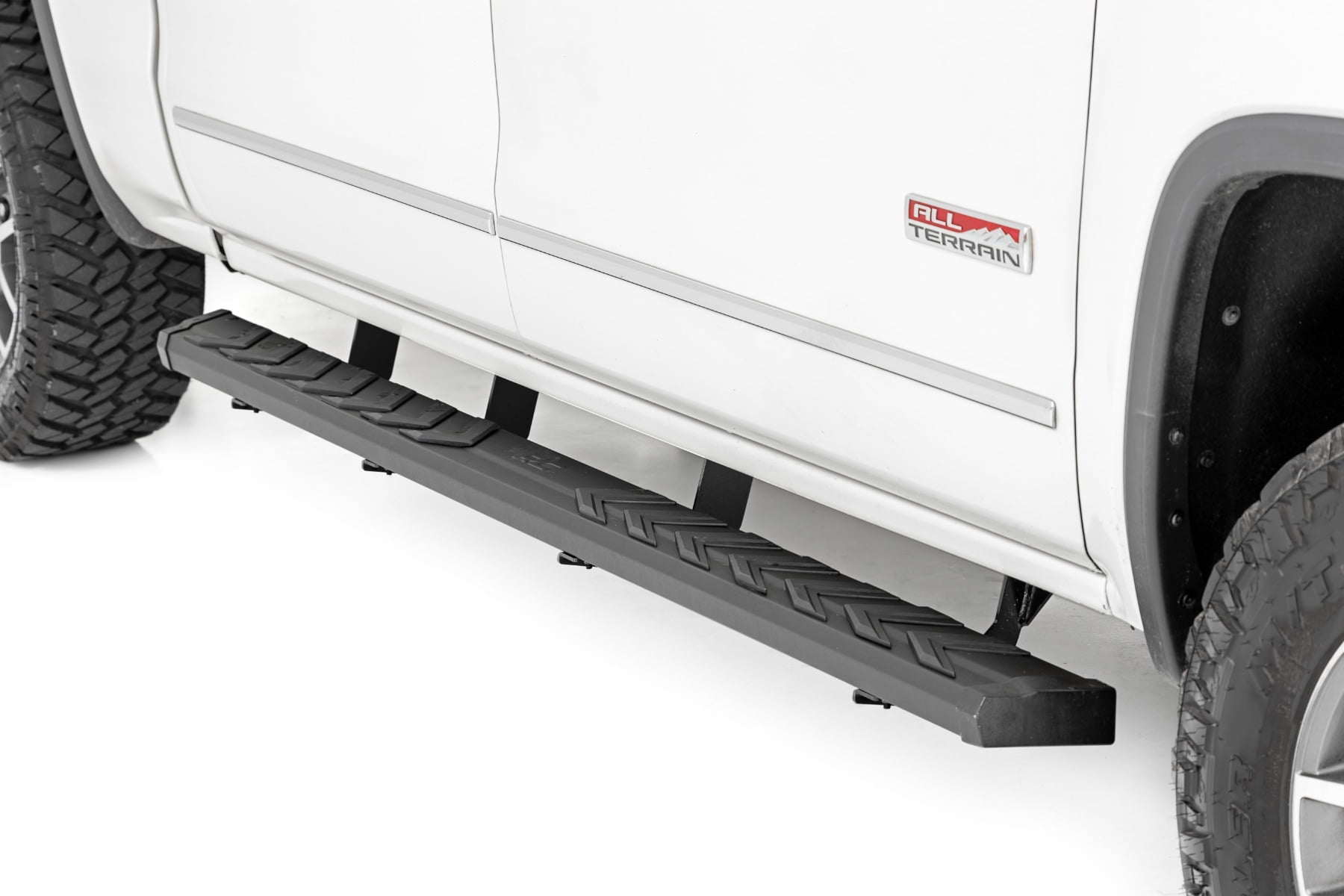 Rough Country BA2 Running Boards for 07-18 Chevy/GMC 1500 Crew Cab ...