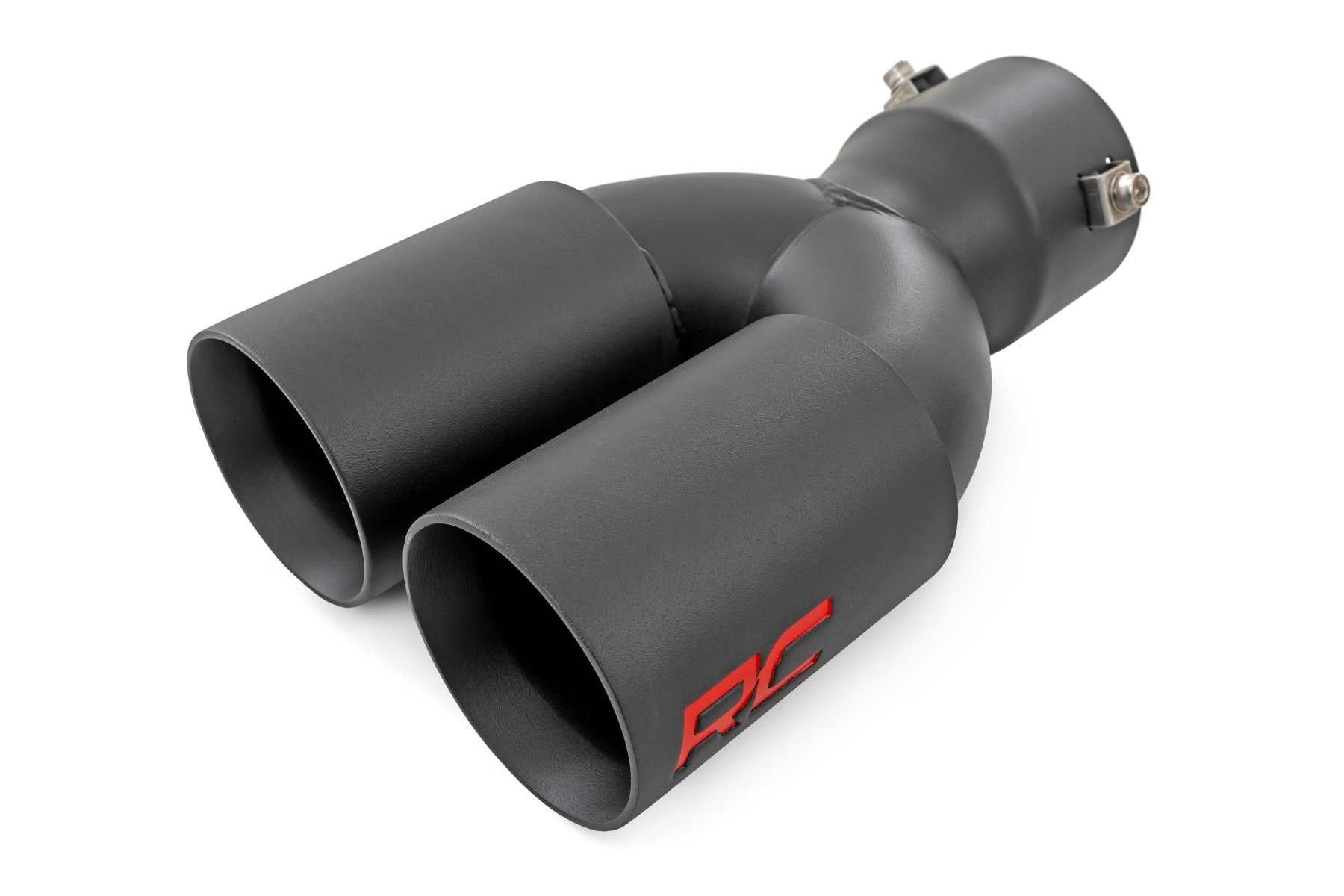 Rough Country Black Dual Exhaust Tip | 304 Stainless Steel | 2.5-3 ...