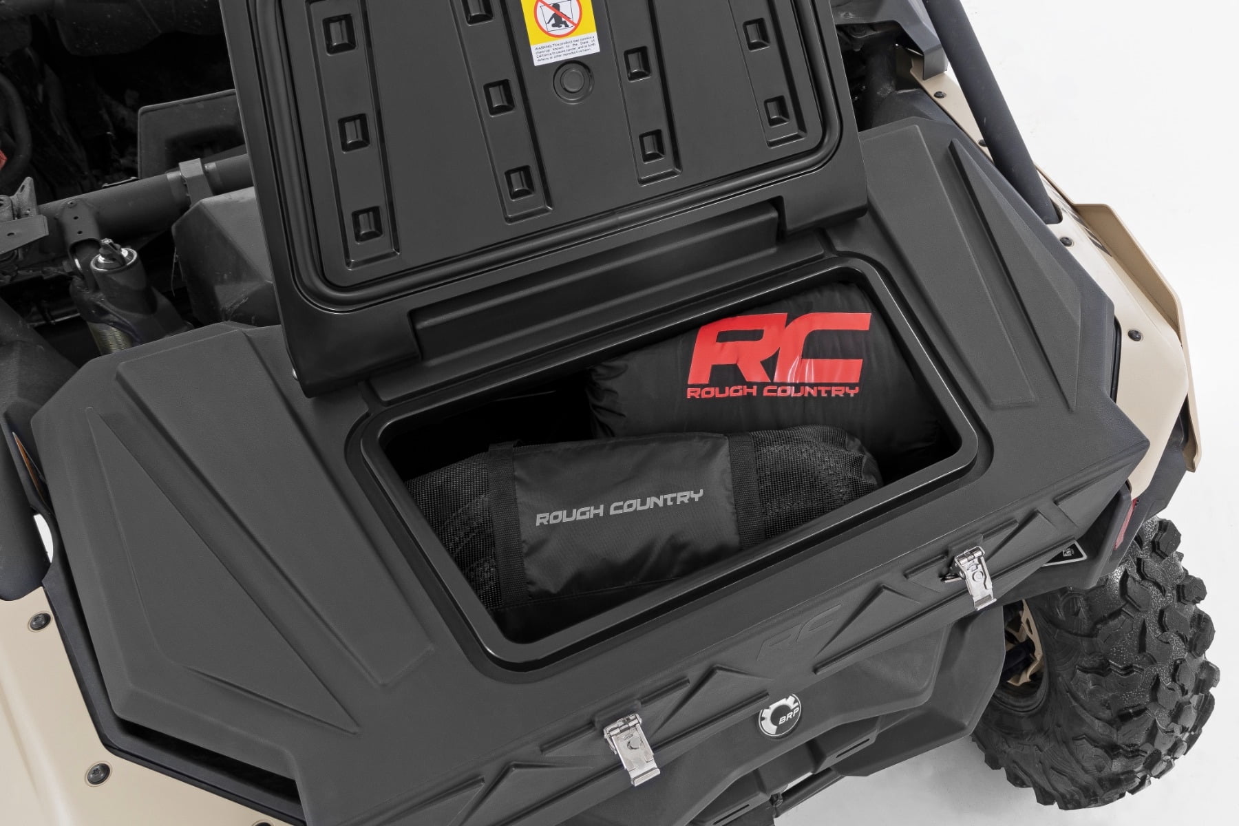 Rough Country Rear Storage Trunk, Waterproof UTV Accessories for 2 & 4 ...