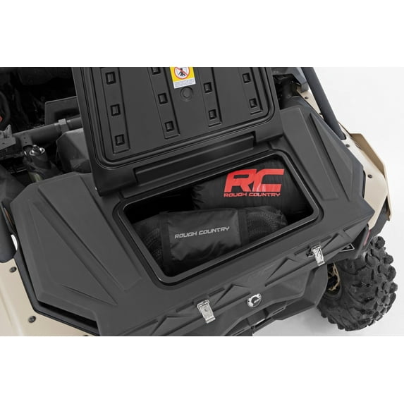 Rough Country Rear Storage Trunk, Waterproof UTV Accessories for 2 & 4 ...