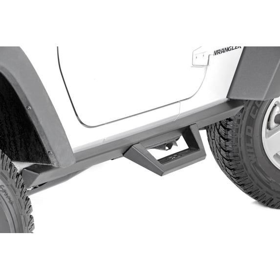 Rough Country Contoured Drop Steps for 07-18 Jeep Wrangler JK - Walmart.com