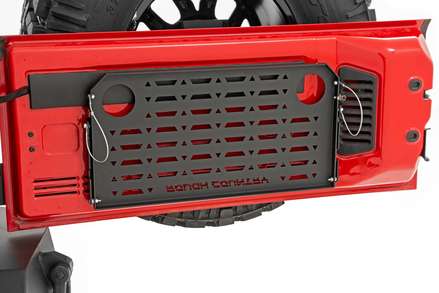 Rough Country Folding Rear Tailgate Table for 2007-2018 Jeep Wrangler ...