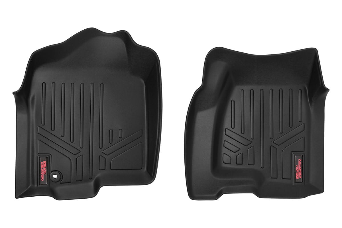 Rough Country HD Front Floor Mats for 99-06 Chevy/GMC 1500, All Weather ...