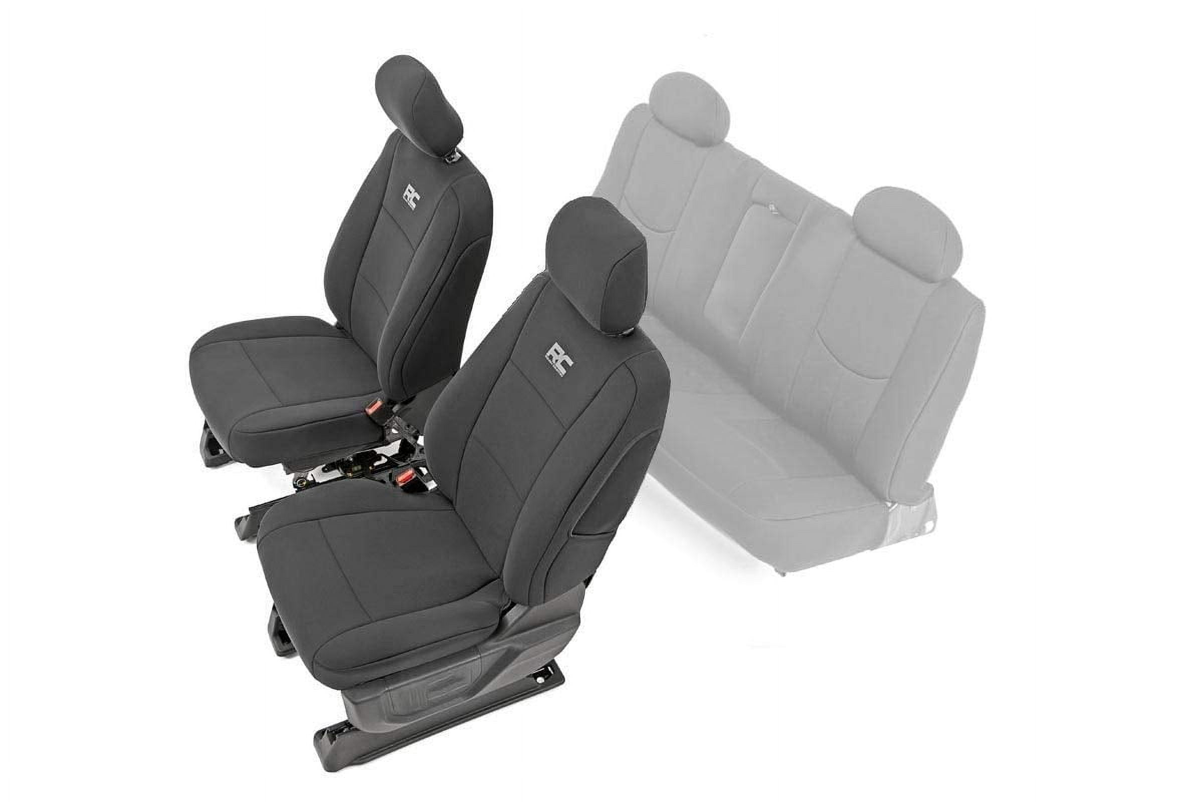 Rough Country Front Neoprene Seat Covers for Chevy Silverado/GMC Sierra ...