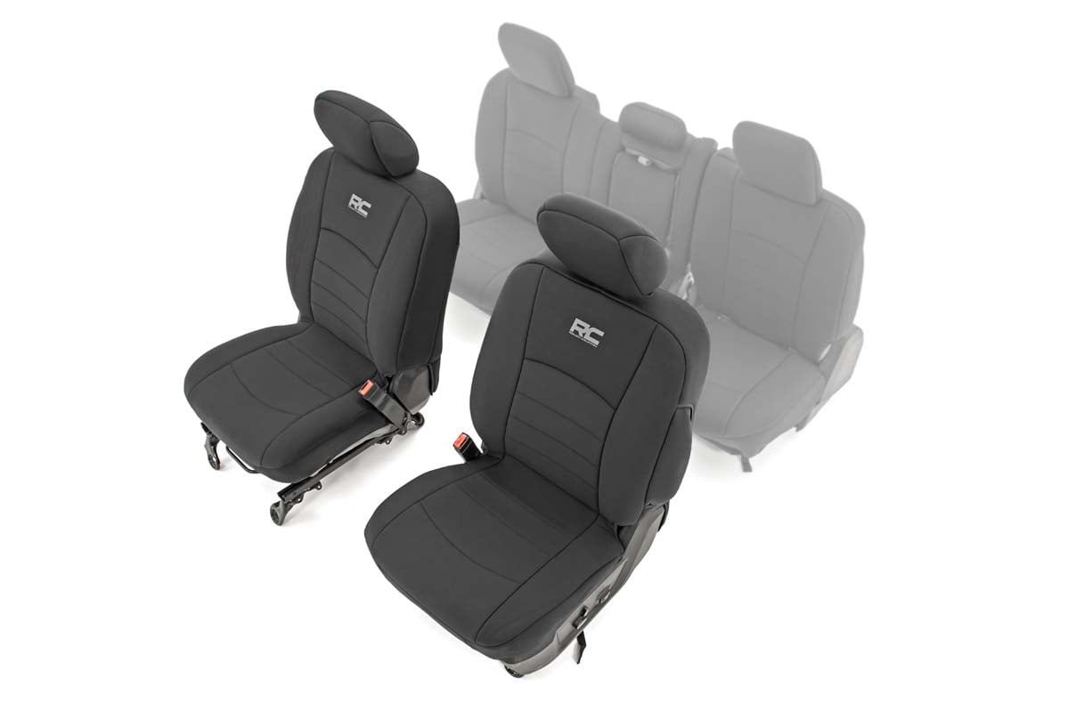 Rough Country Front Neoprene Seat Covers for 09-18 Ram 1500/10-18 2500 ...