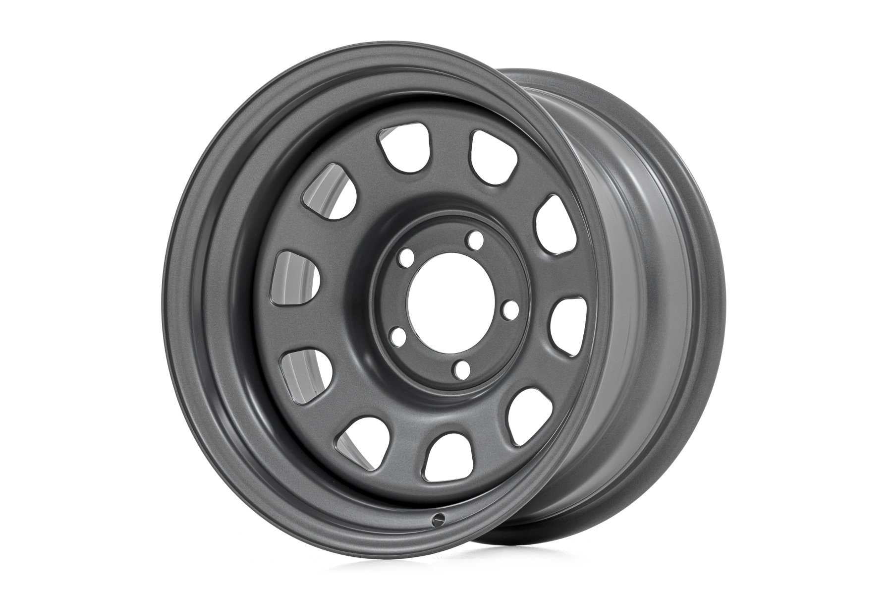 Rough Country Gray Steel Wheel | 16x8 | 6x5.5 | -12mm - RC51-6883G ...