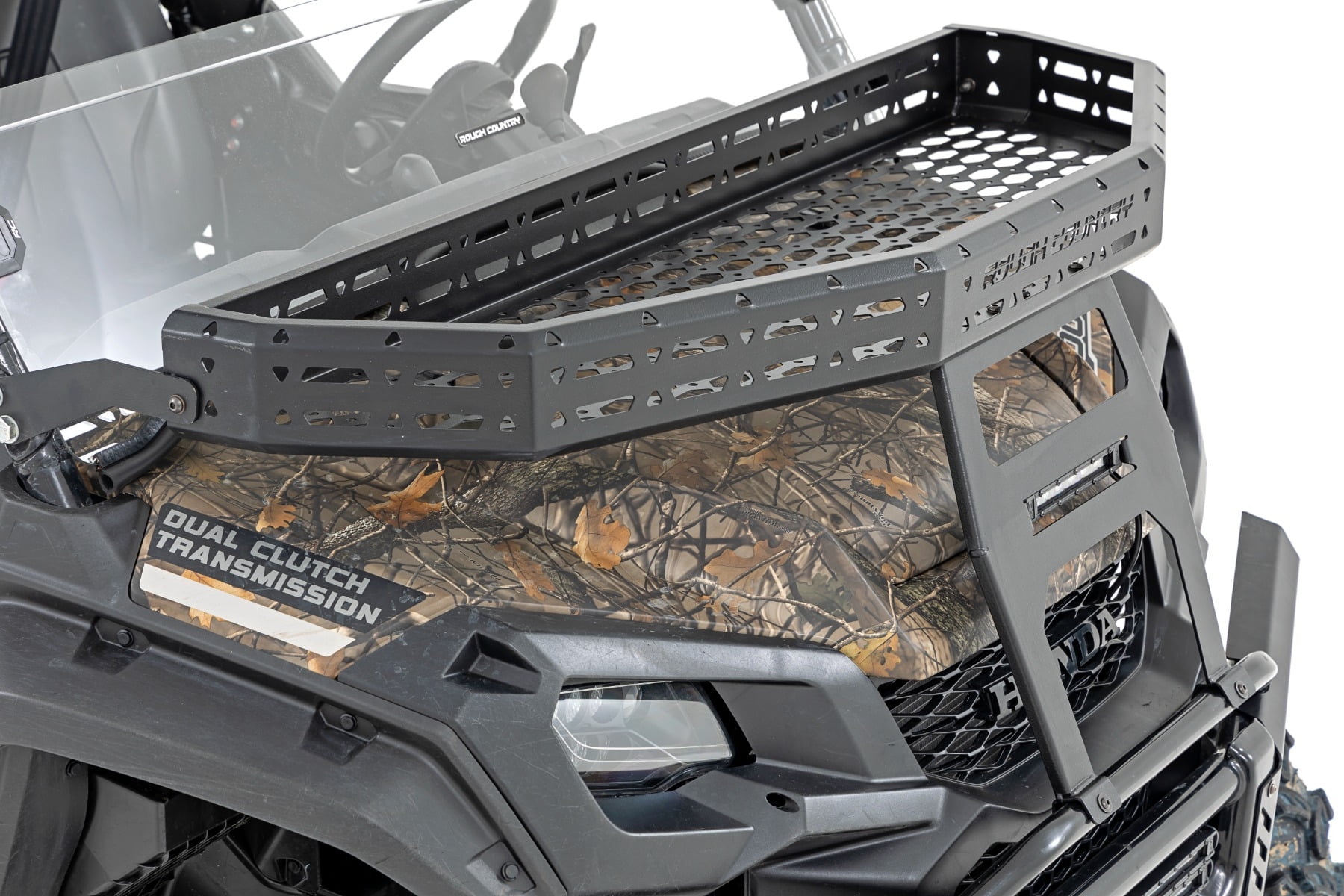 Rough Country ATV Storage LED Front Cargo Rack for Honda Pioneer 1000 ...