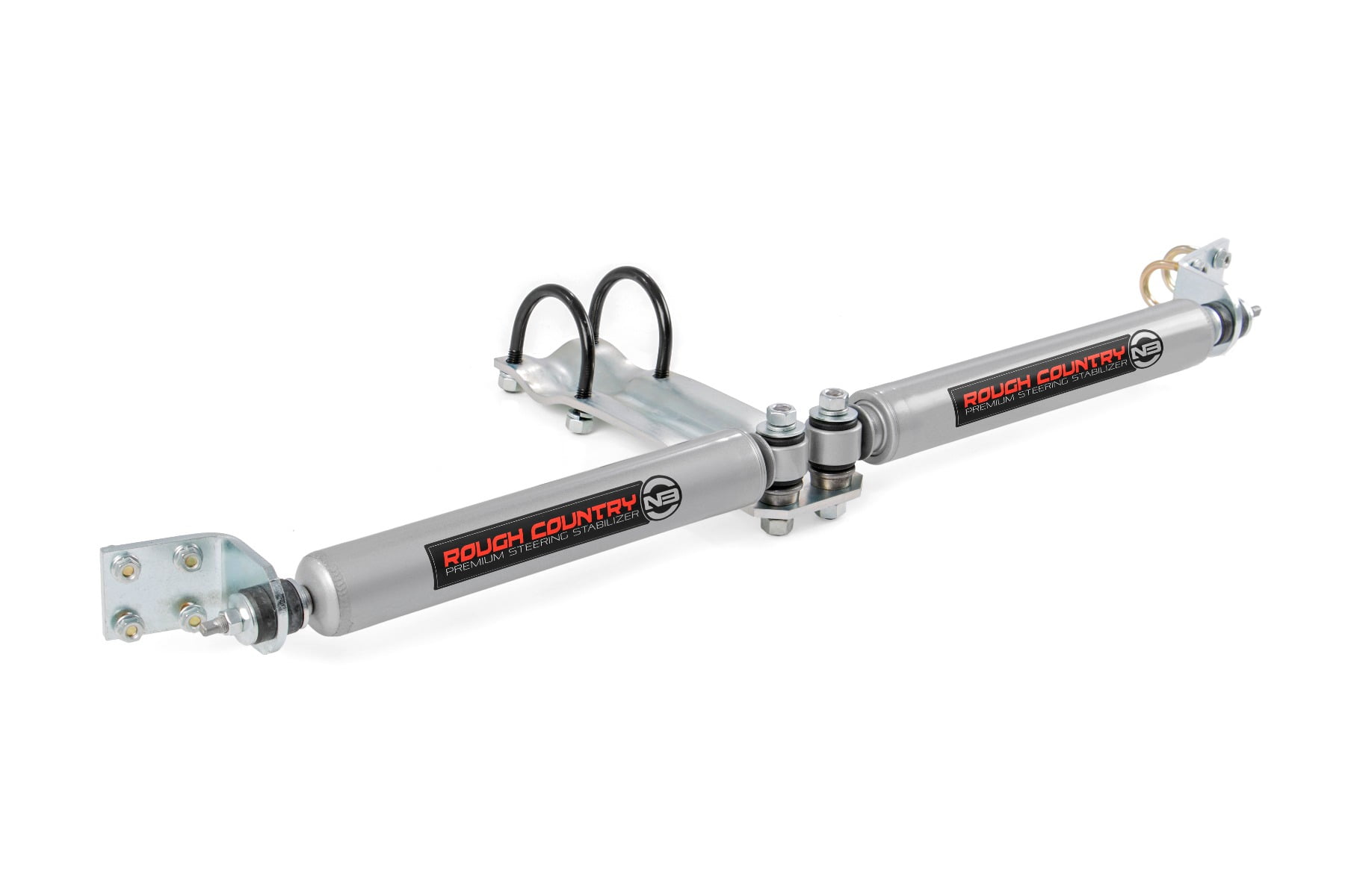 Rough Country N3 Dual Steering Stabilizer for 1994-1999 Ram 1500 4WD ...
