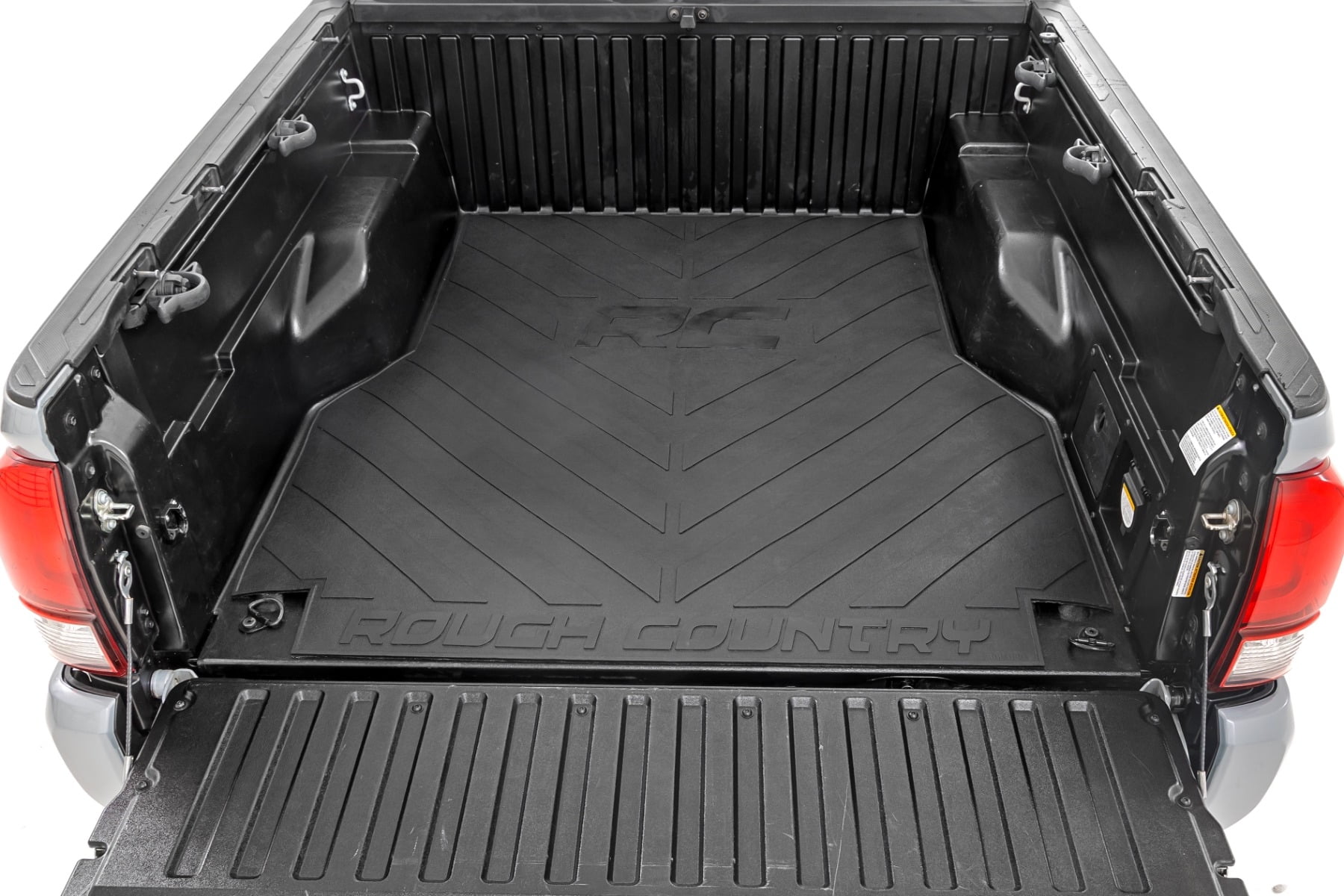 Rough Country Rubber Truck Bed Liner for 2005-2023 Toyota Tacoma | 5' Pickup Cargo Bed Mat ...