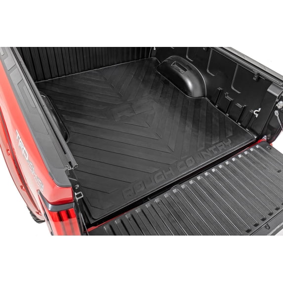 "Rough Country Rubber Bed Mat for 2022-2024 Toyota Tundra | 5'7"" Bed ...