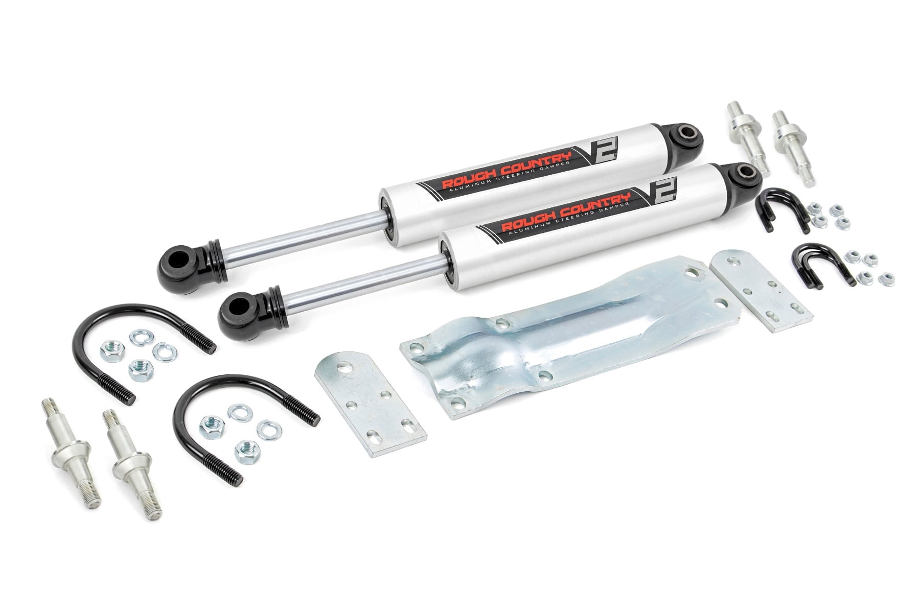 Rough Country V2 Dual Steering Stabilizer for 69-87 Chevy/GMC C10/K10 ...