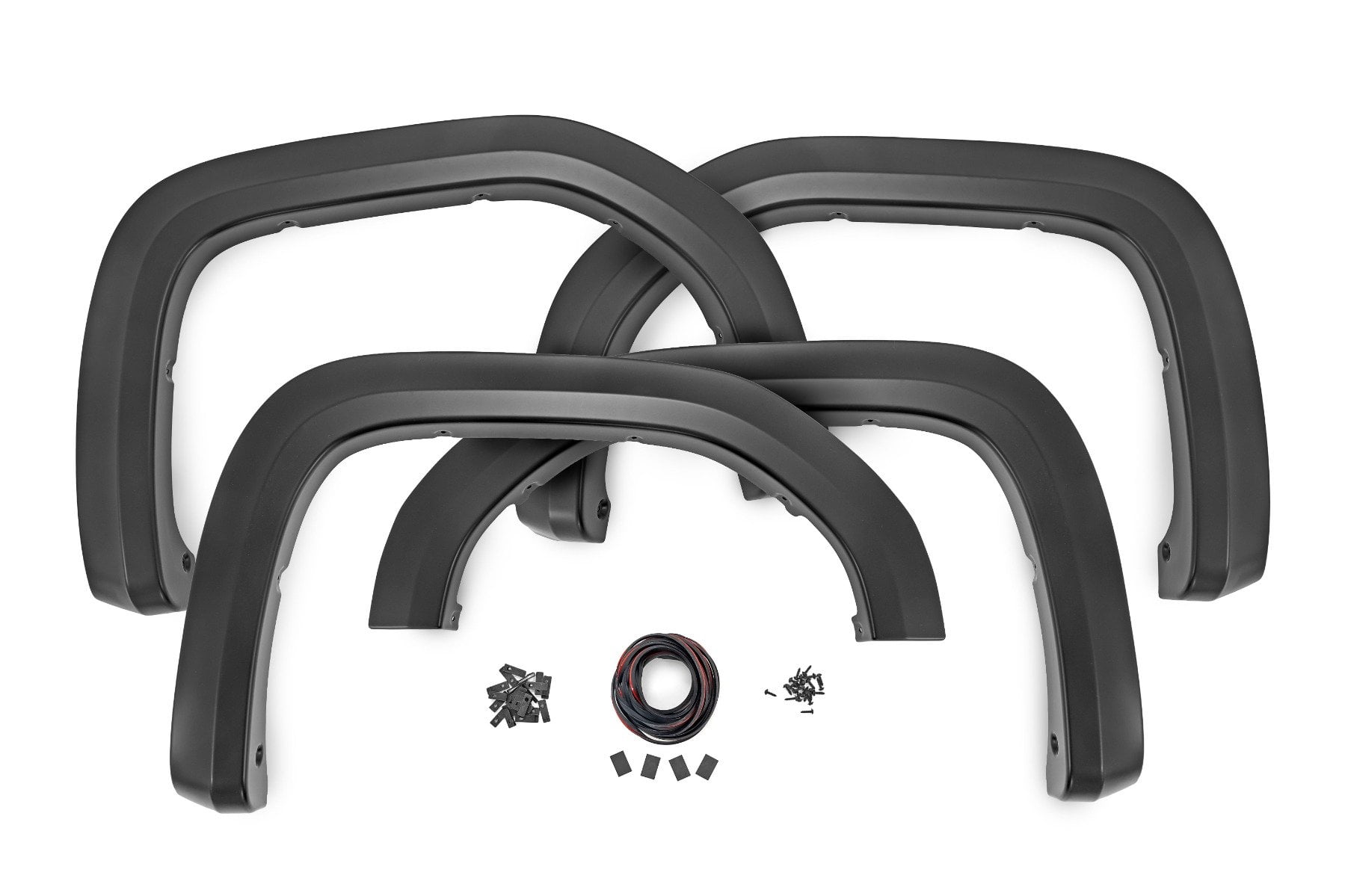 Rough Country Sport Style Fender Flares for 2019-2026 GMC Sierra 1500 ...
