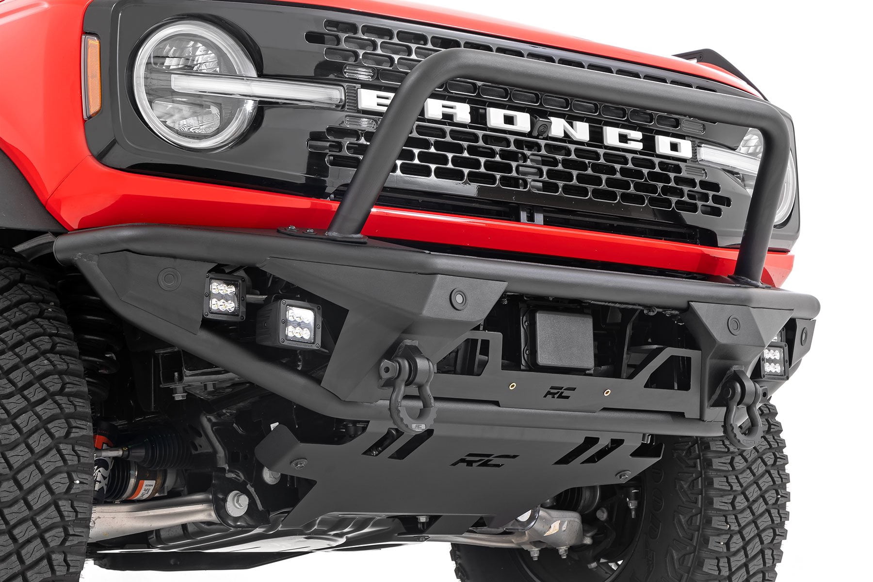 Rough Country Tubular Front Bumper for 2021-2026 Ford Bronco - 51200A ...