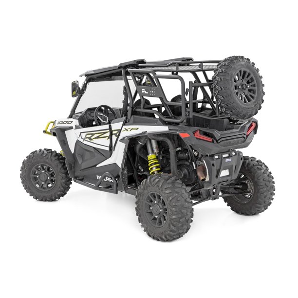 Rough Country Tubular Rear Cargo Rack for 2014-2021 Polaris RZR XP 1000 ...
