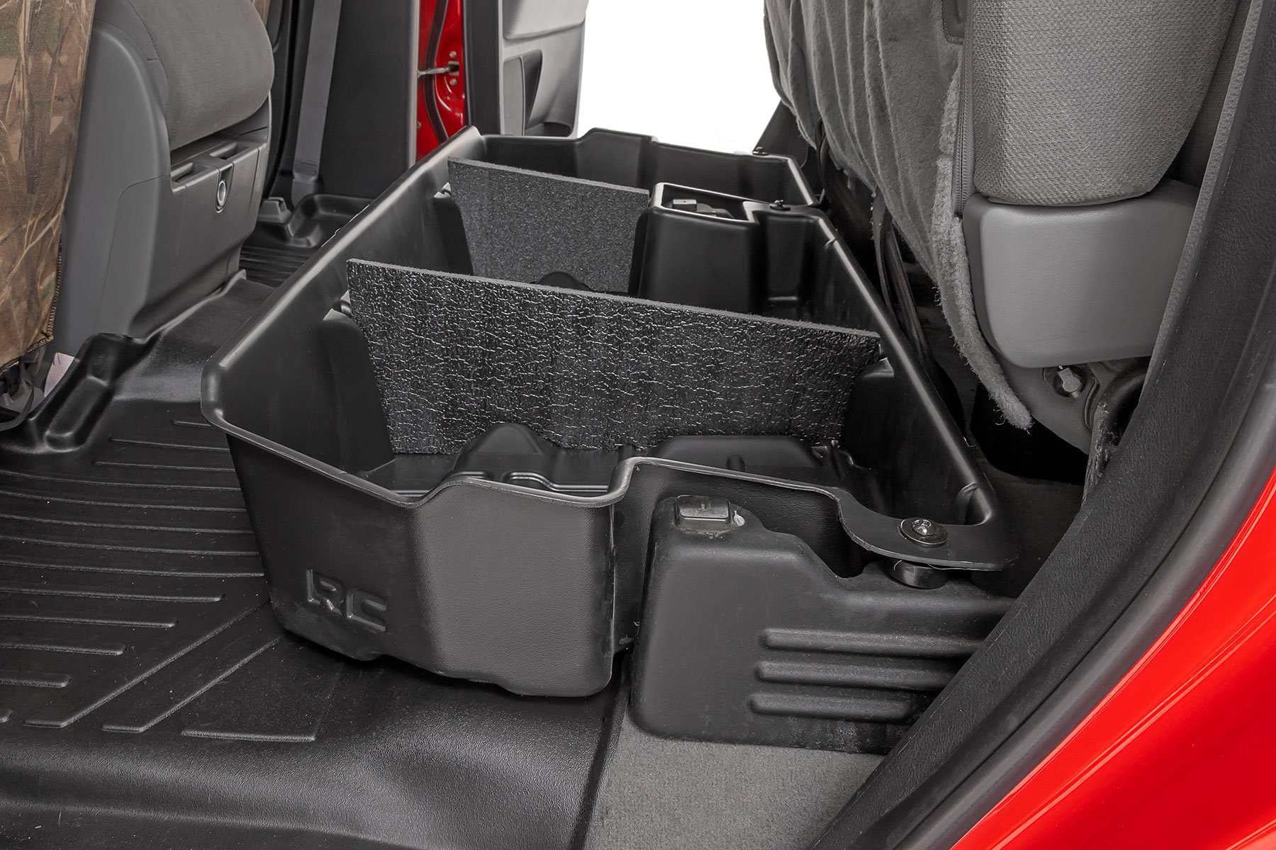 Rough Country Under Seat Storage Tray, Thermoplastic Pickup Organizer ...
