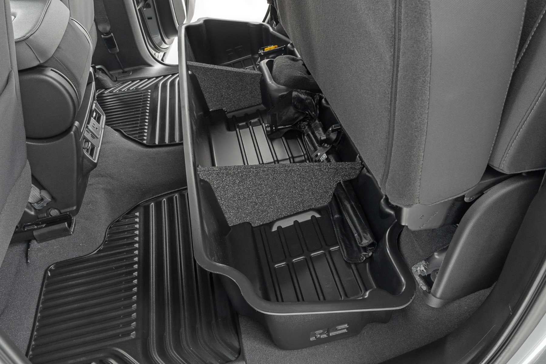 Rough Country Truck Cargo Organizer, Under Seat Storage for 19-24 1500 ...