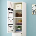 Rough Enough Clear PVC Hanging Locker Organizer with 4 Pockets for Work ...
