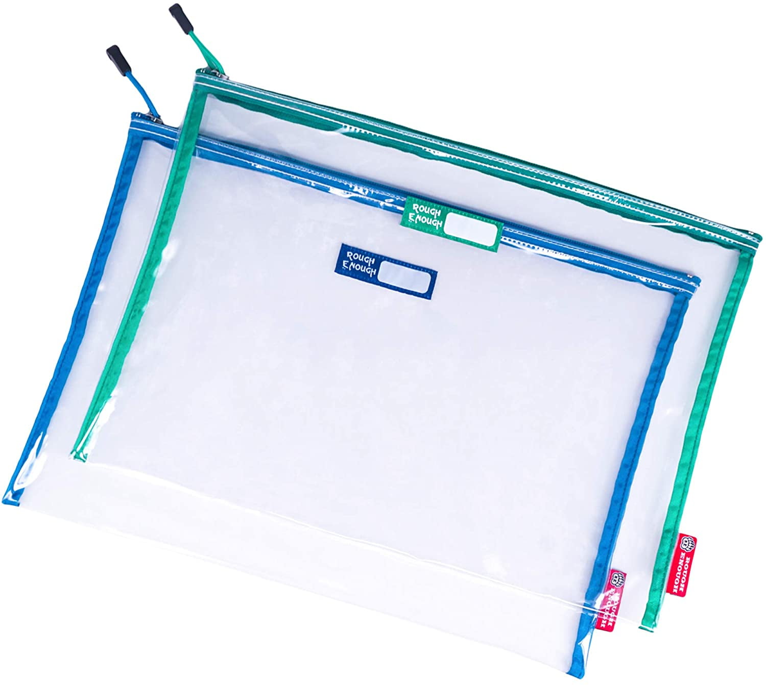 Rough Enough Plastic File Folder Organizer Clear Document Bag Pouch for ...