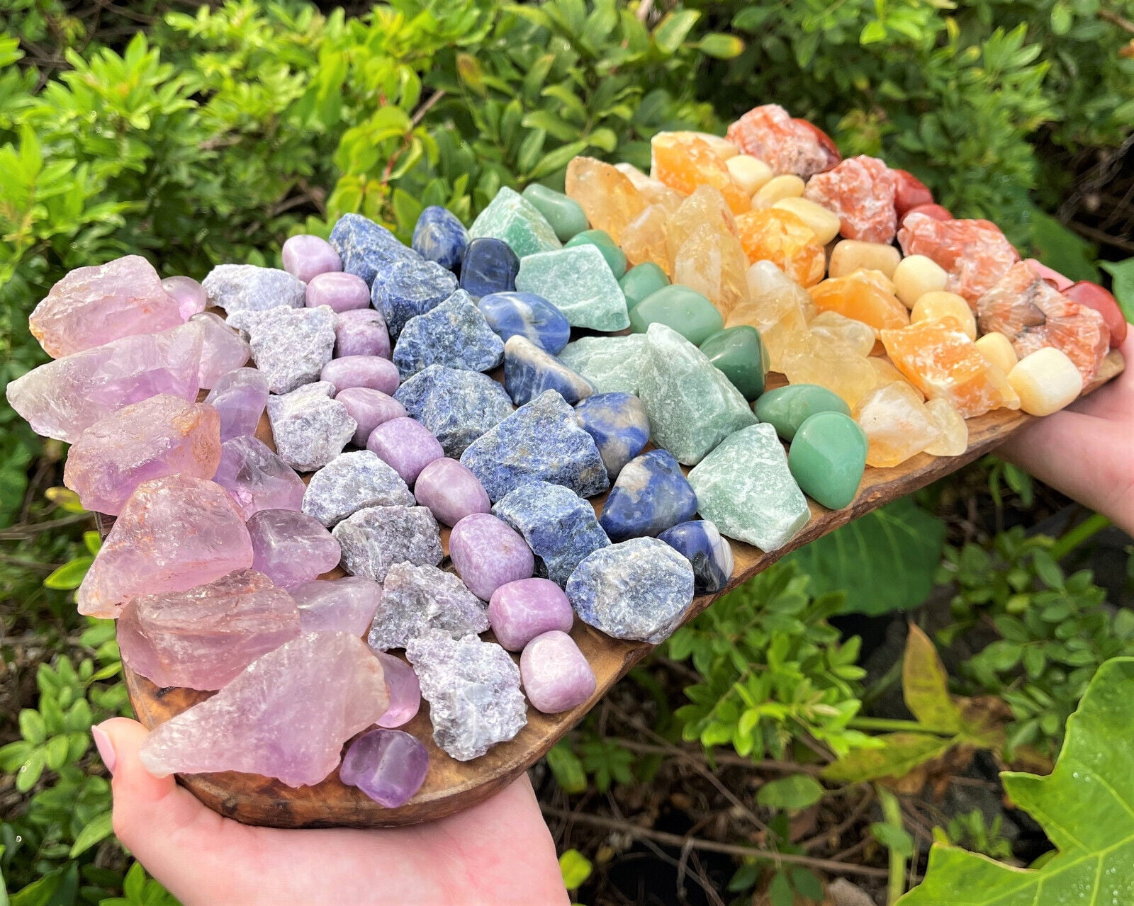 Rough Natural + Tumbled Stone Set: You Choose (Raw Gem Crystal Healing ...