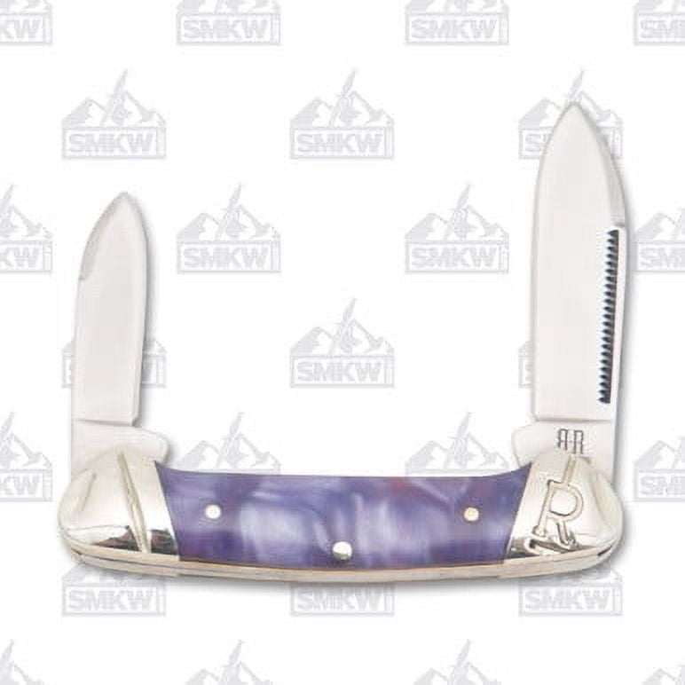 Rough Ryder RR2151 / KB204R Small Canoe Purple Swirl Folding Pocket ...