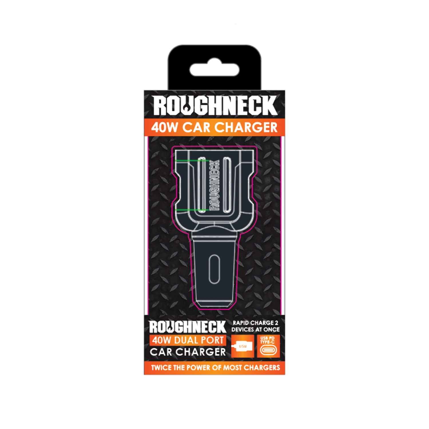 Roughneck Dual Port Car DC Charger - Walmart.com