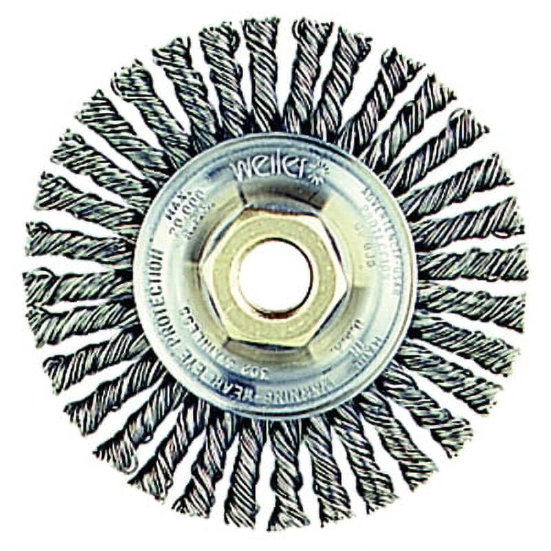Roughneck Max Stringer Bead Wheel, 4 in dia x 3/16 in W Face, 0.020 in ...
