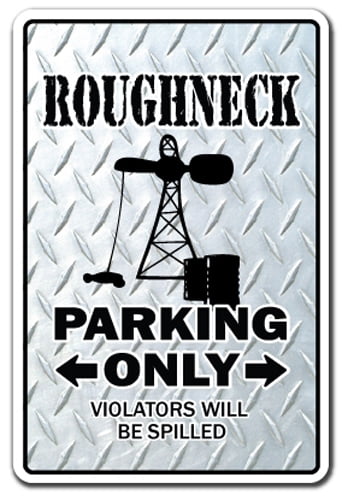 Roughneck Parking Decal | Indoor/Outdoor | Funny Home Décor for Garages ...