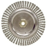 Roughneck Stringer Bead Wheel, 4 in D x 3/16 W, .02 Stainless Wire ...