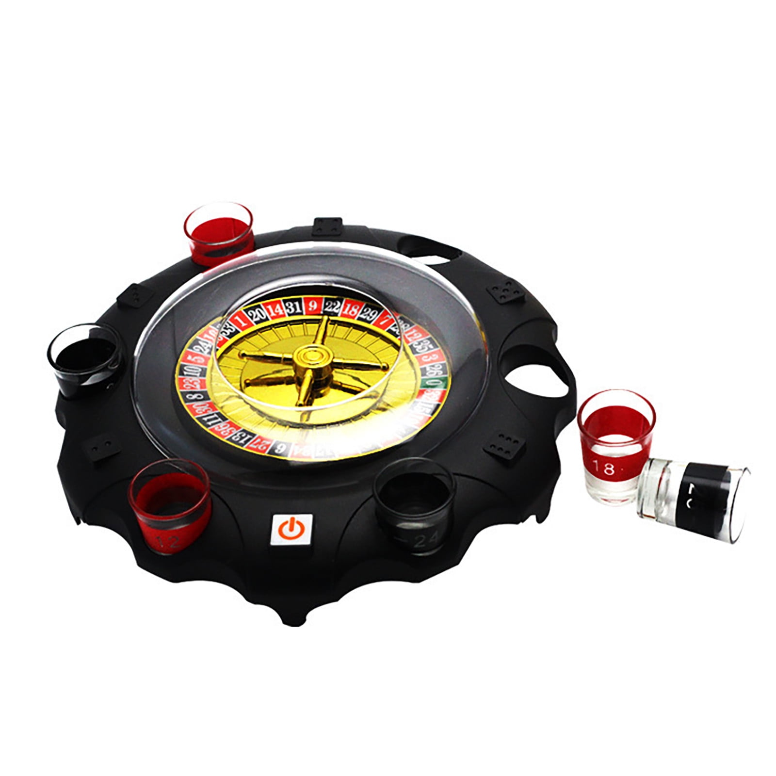 Roulette Drinking Game Set Casino Style Party Fun for Adults Gift Pack ...