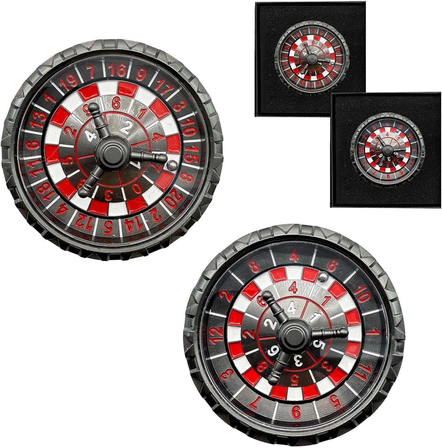 Roulette Spinner for DND Dice Set, 3-in-1 Dragon Metal D&D Dice with ...