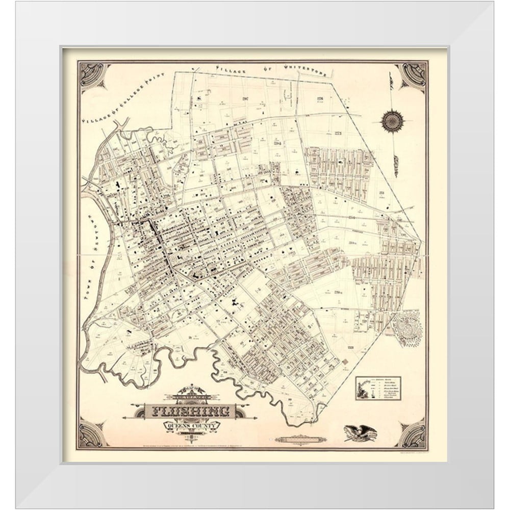 Roullier 15x16 White Modern Wood Framed Museum Art Print Titled ...