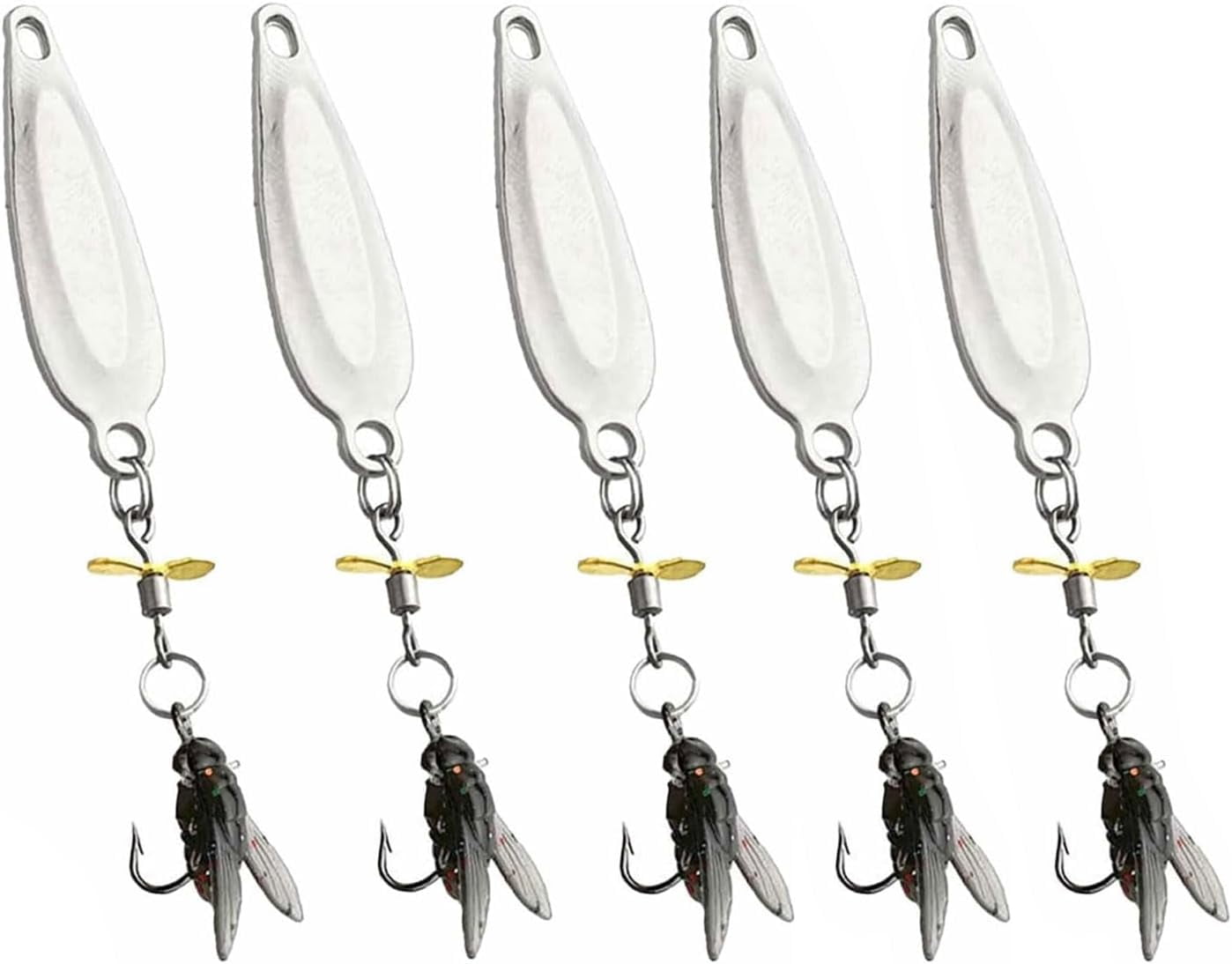 Roumant Metal Propeller Fishing Lure for Catching Fish, Metal Propeller ...