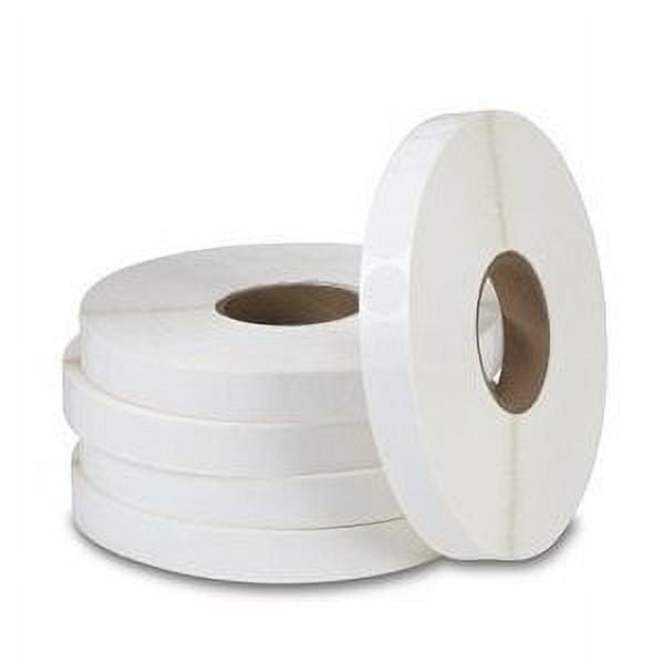 Round 1-inch White Wafer Tab Seals, - 2 Rolls of 5,000 (10m) - Walmart.com
