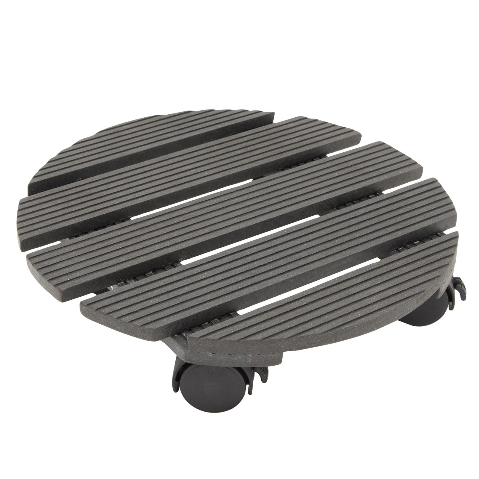 Round 12-Inch Plant Dolly with Wheels, Holds Planter Pots Up To 80lbs ...