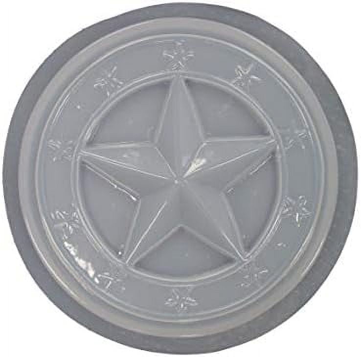 Round 12in Star Border Plastic Craft Mold use with Concrete or Plaster ...