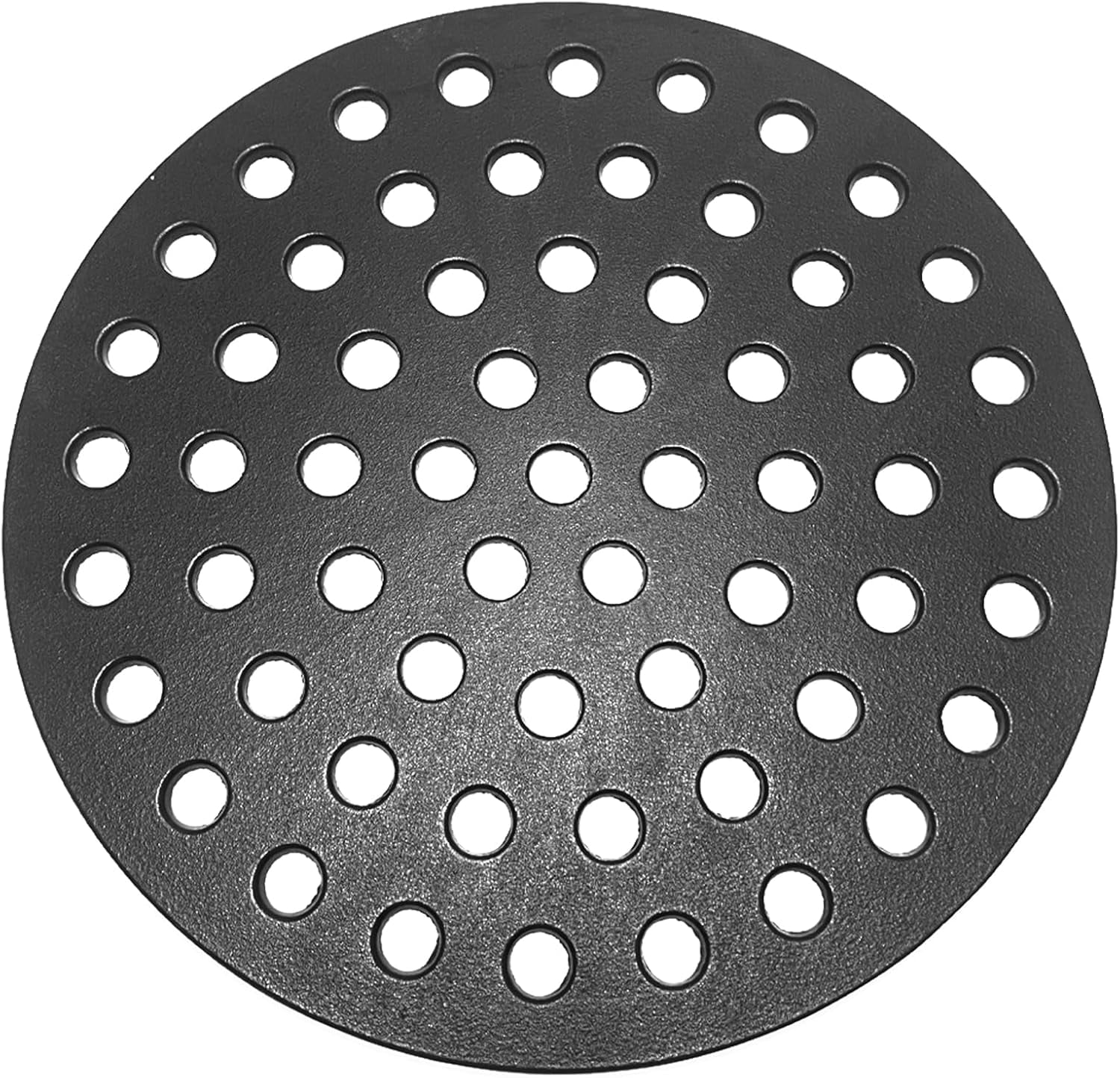 Round 17" Cast Iron Fire Grate, Charcoal Bottom Plate Grate Replacement ...