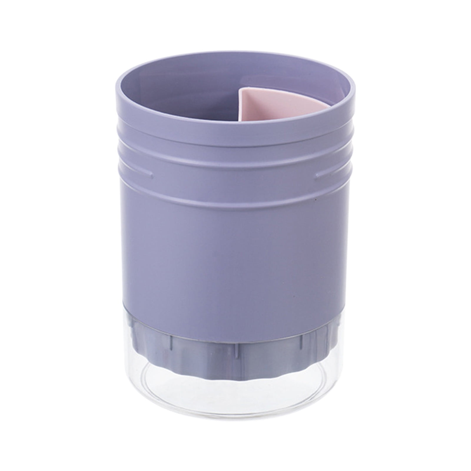 Round 2-Compartment Utensil Box - Plastic Storage for Knives, Forks ...