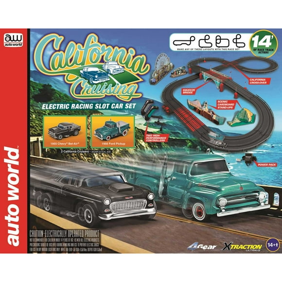 Electric Slot Car Race Track Sets
