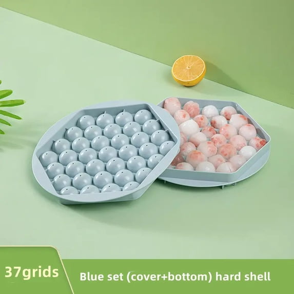 Round 37 Grids Reusable Sphere Ice Block Ball Maker Mold Ice Moulds ...
