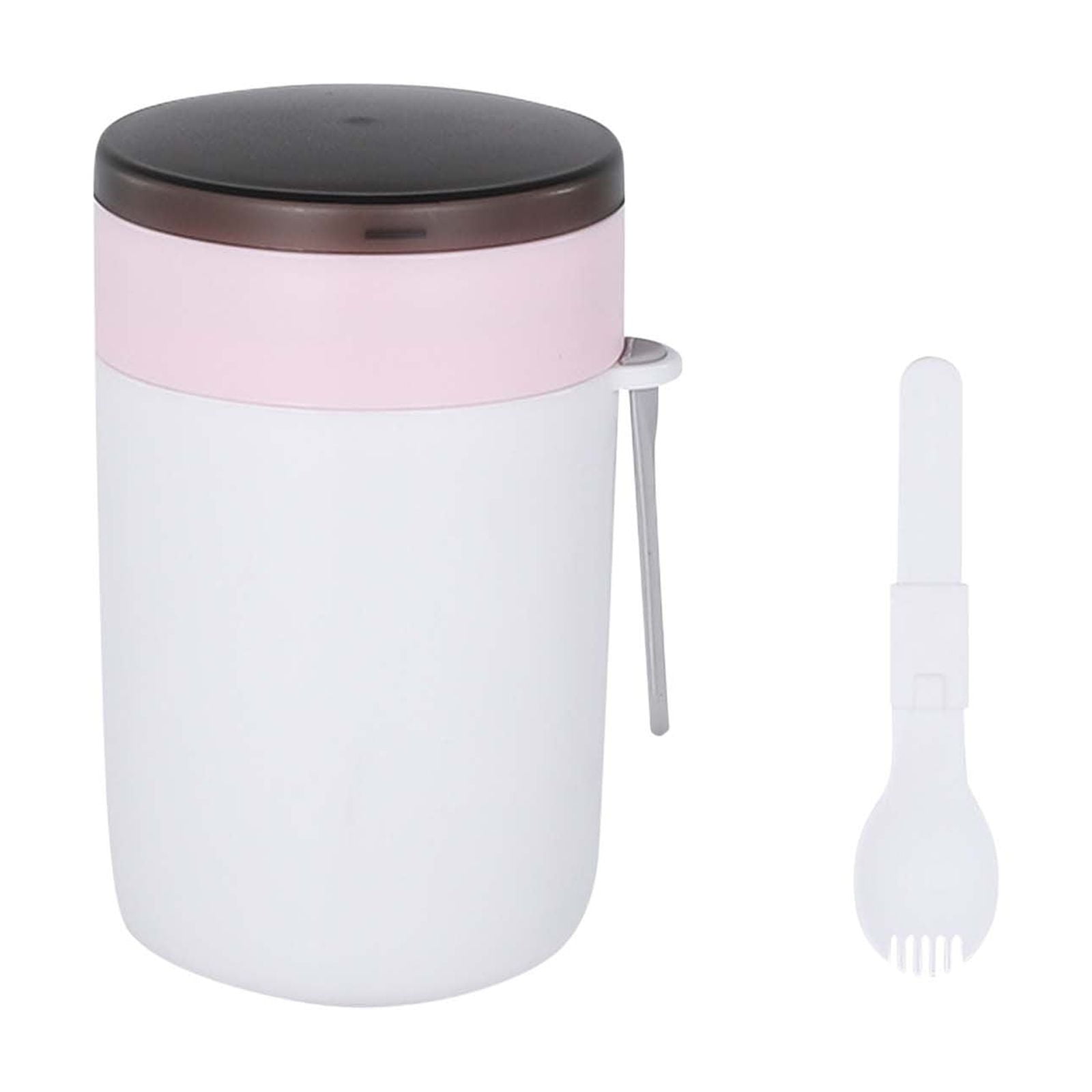 Round 450ml Stainless Steel Insulated Breakfast Cup, Multi-Purpose Soup ...