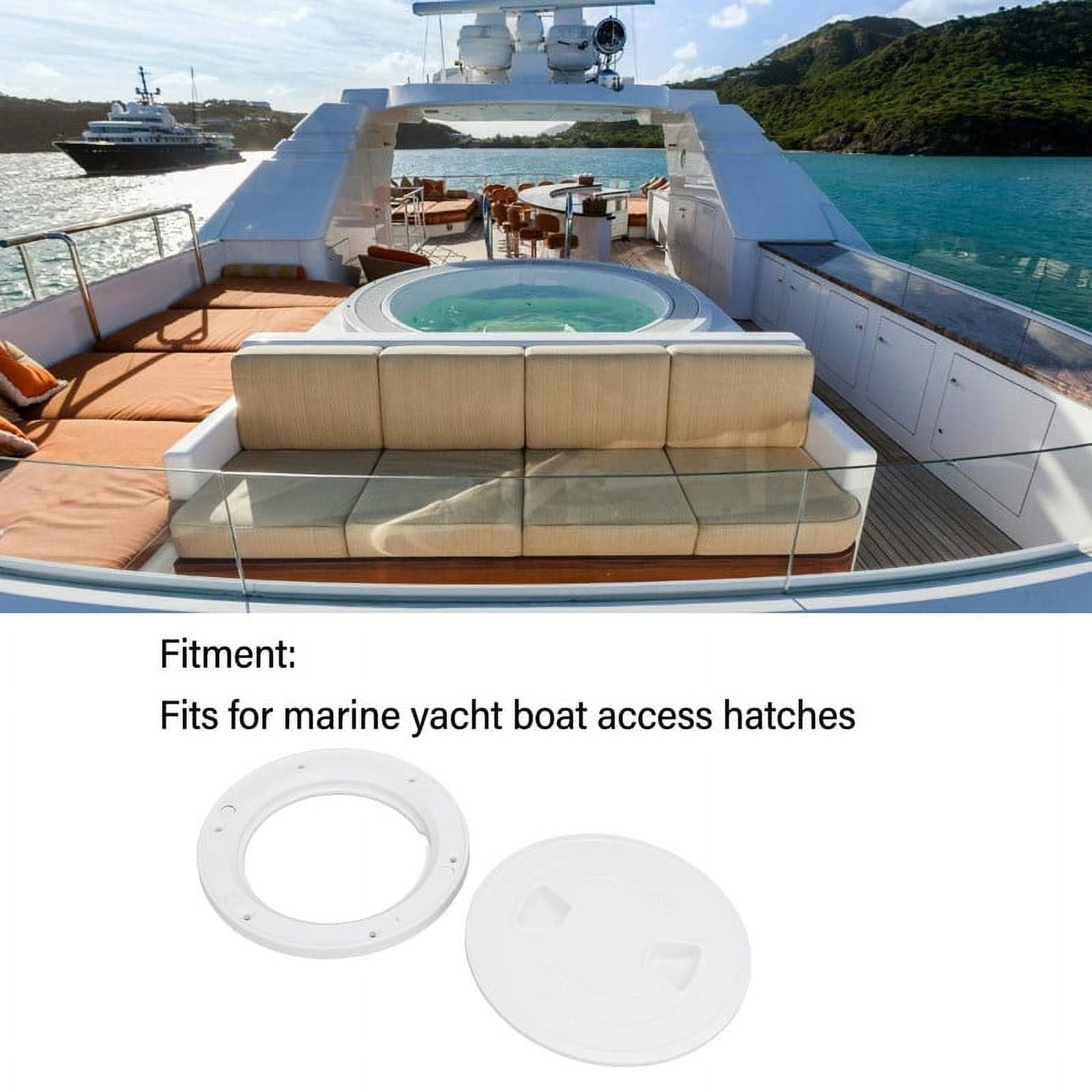 Round Access Hatch Cover, Marine Out Deck Lid Plate Tightly Sealed ...
