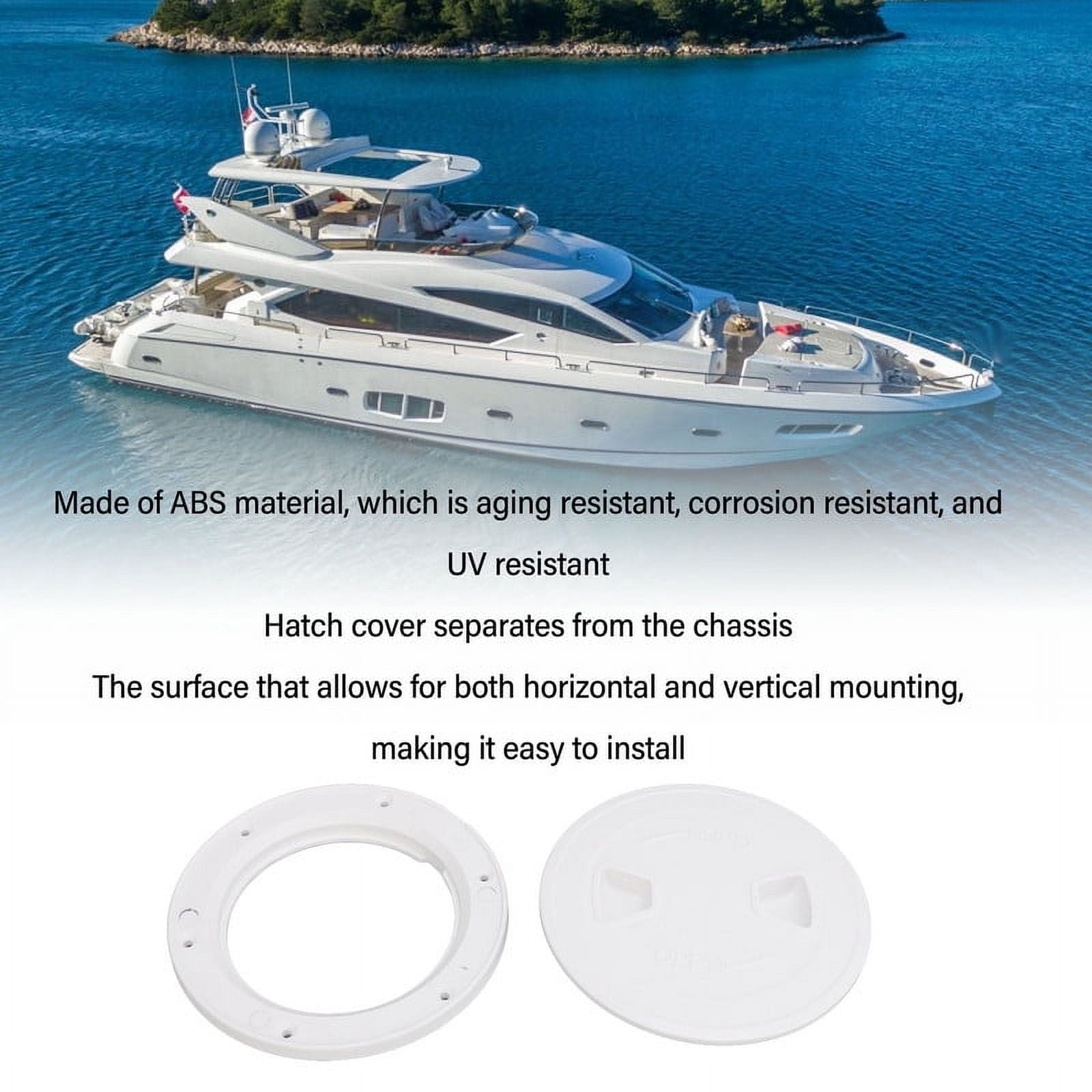 Round Access Hatch Cover, Marine Out Deck Lid Plate Tightly Sealed ...