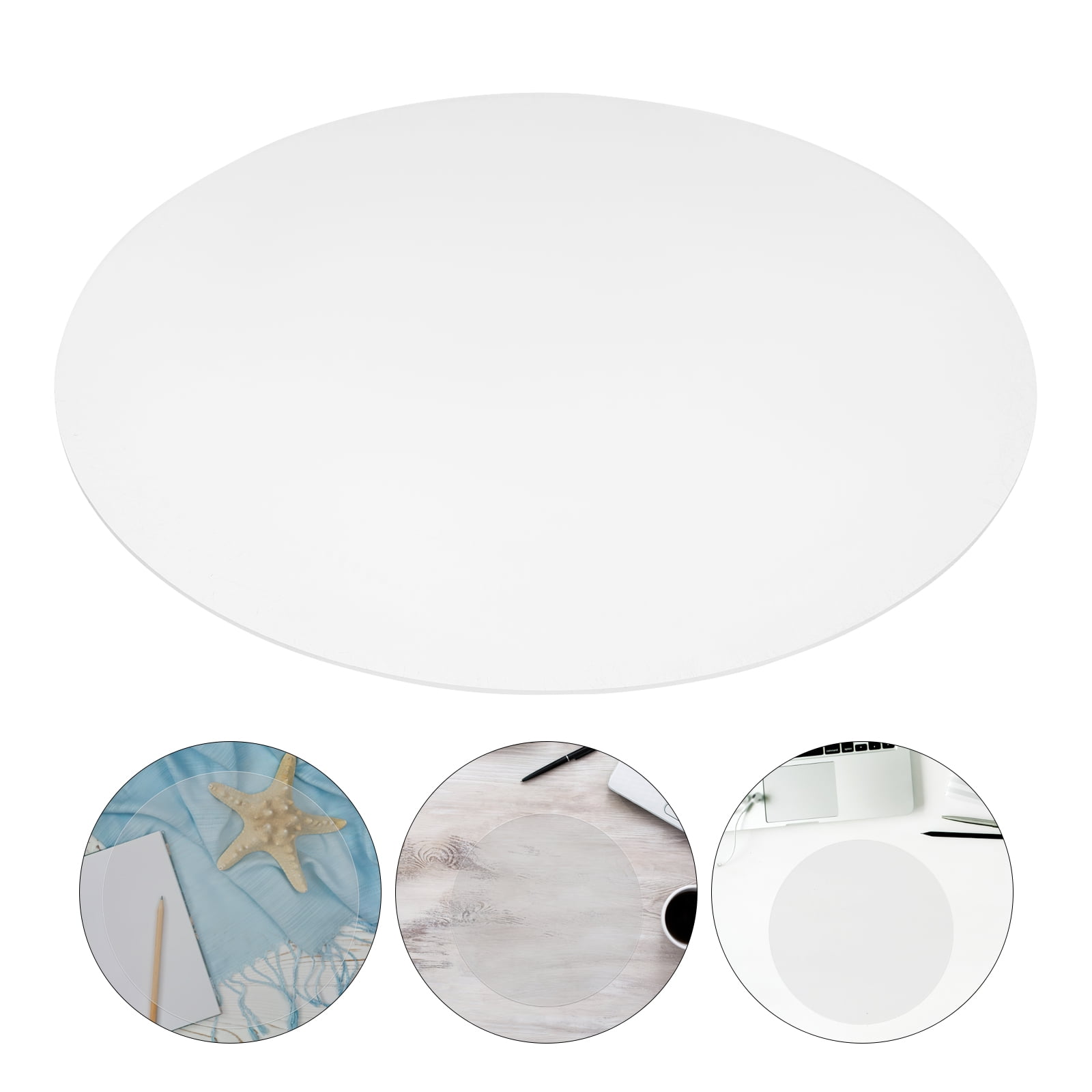Round Acrylic Board Clear Transparent Board Panel for Art Craft ...