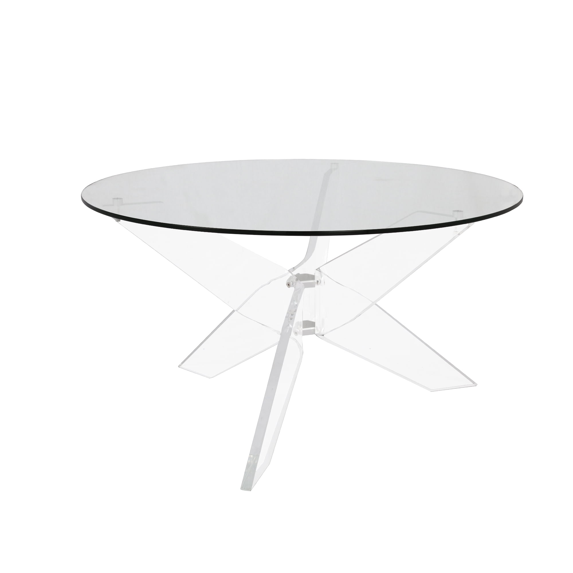 Round Acrylic Coffee Table - Walmart.com