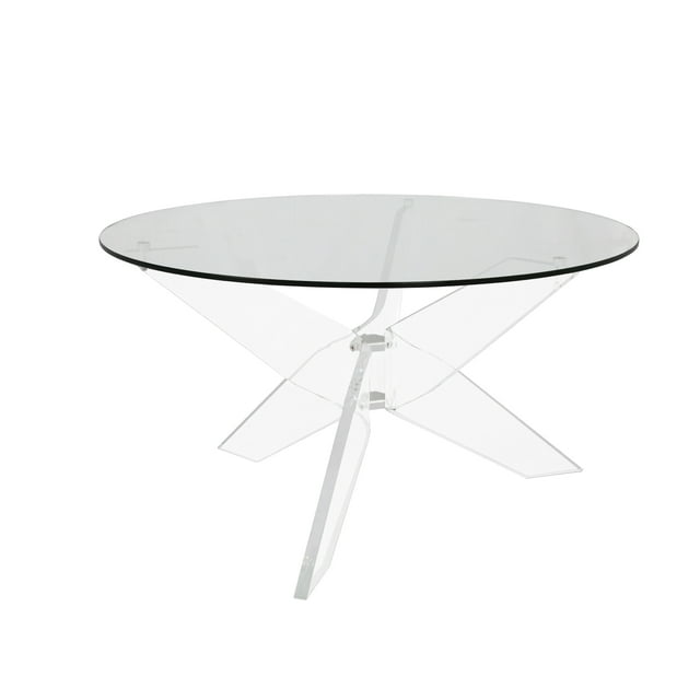 Round Acrylic Coffee Table - Walmart.com