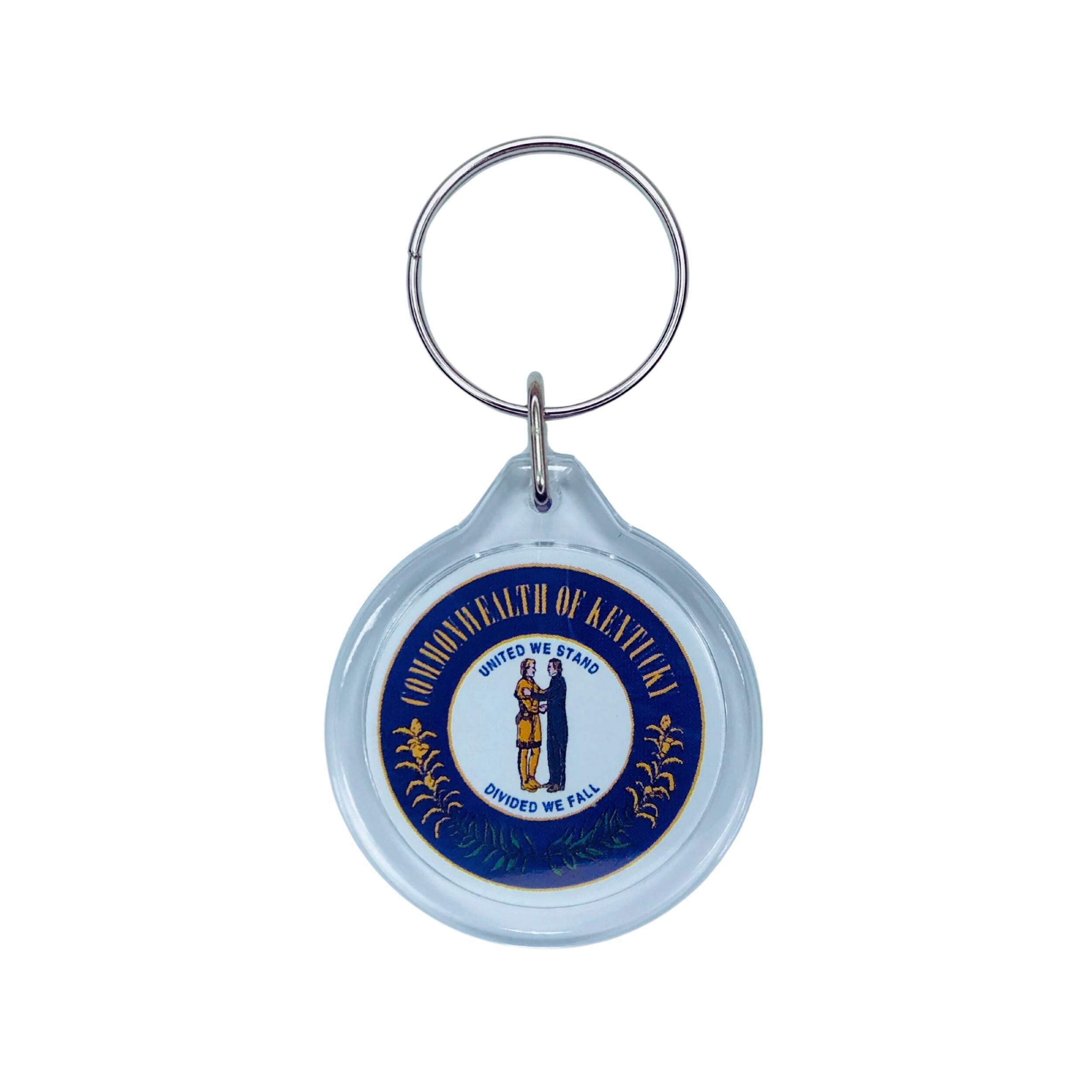Round Acrylic Keychain - State Seal Kentucky - USA | Acrylic State Seal ...