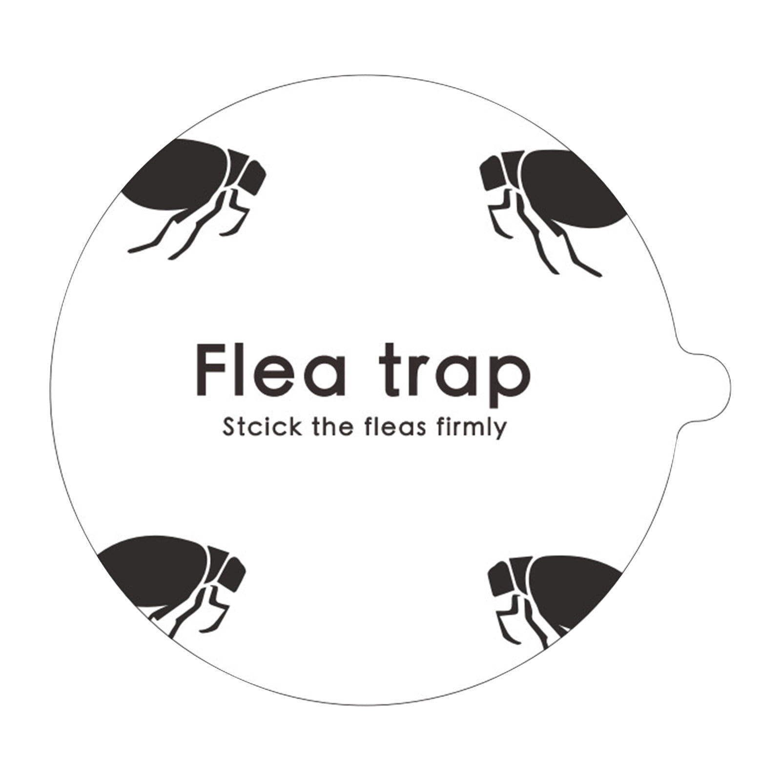 Round Adhesive Flea Trap Pad Refill Sheet for Insect Catcher Devices ...