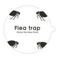 Round Adhesive Flea Trap Pad Refill Sheet for Insect Catcher Devices ...